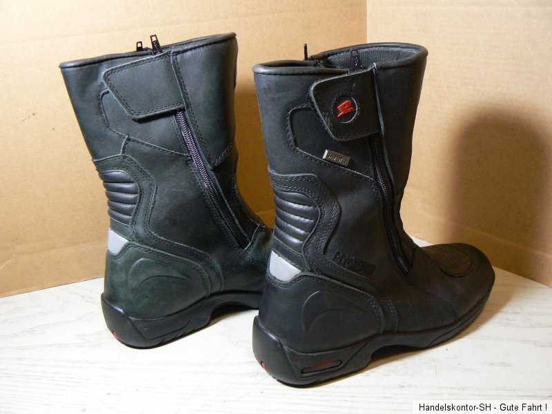 Probiker Touring Short Motorrad Stiefel Boots Gr 42 Echtleder ...