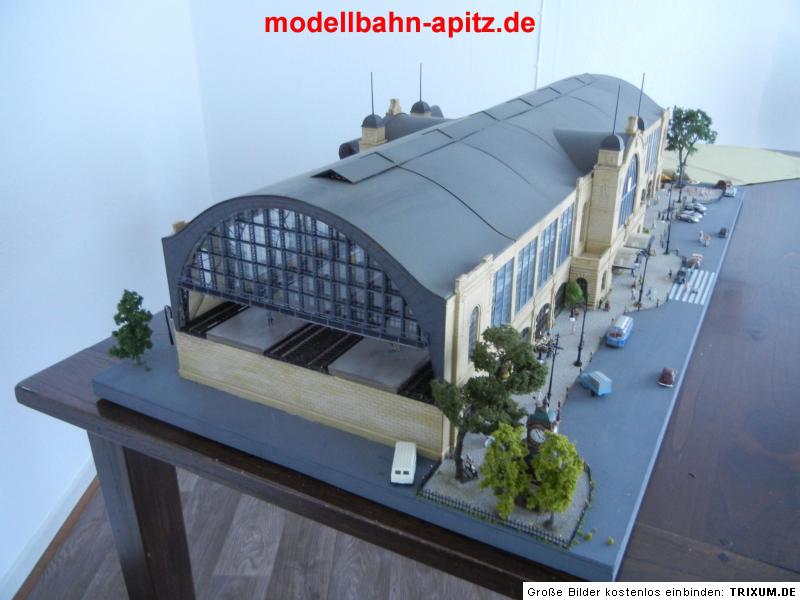 66115 Trix Bahnhof Dammtor inkl. Erweiterung fertig gebaut in H0 1:87 ...