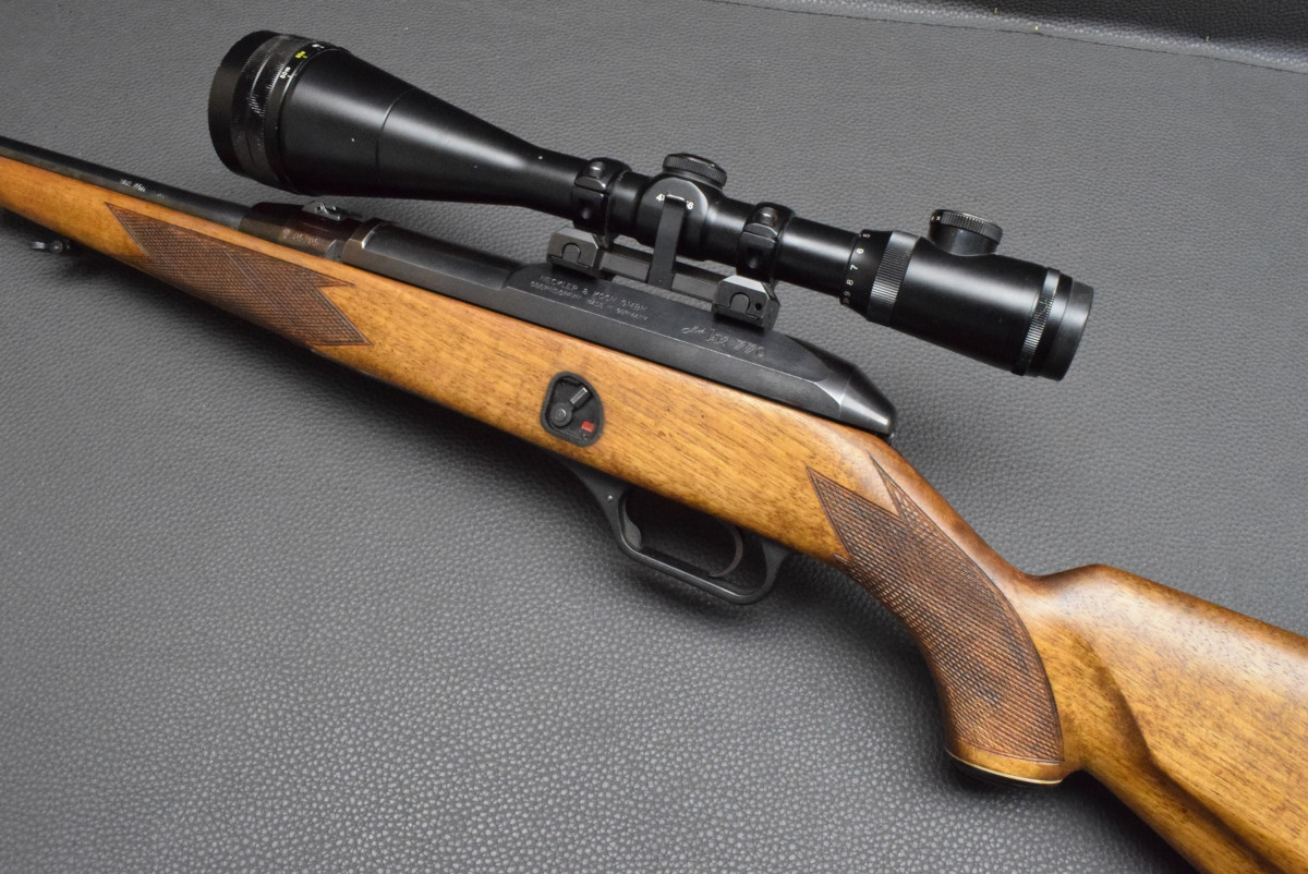 Heckler & Koch HK 770, Kaliber 308Win, mit Microdot 4-12x56 LP, gut - eGun
