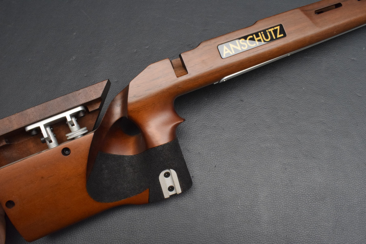 Anschütz Schaft Nußbaum für Modell 2013-U4/2, mit Frontgewicht, Neuware ...