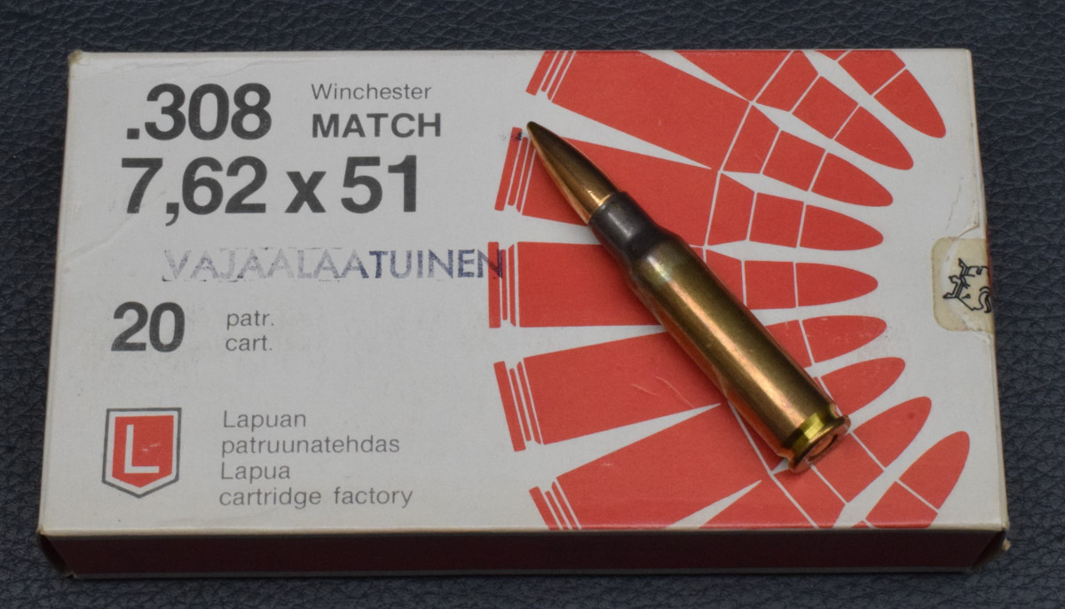 60 Patronen, Lapua, D47, Kaliber.308 Match, 12,0g/185gr. zum ...