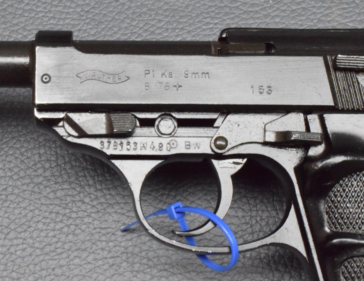 Walther P1 Bundeswehr mit Tasche, Kaliber 9mm Luger, neuwertig - eGun