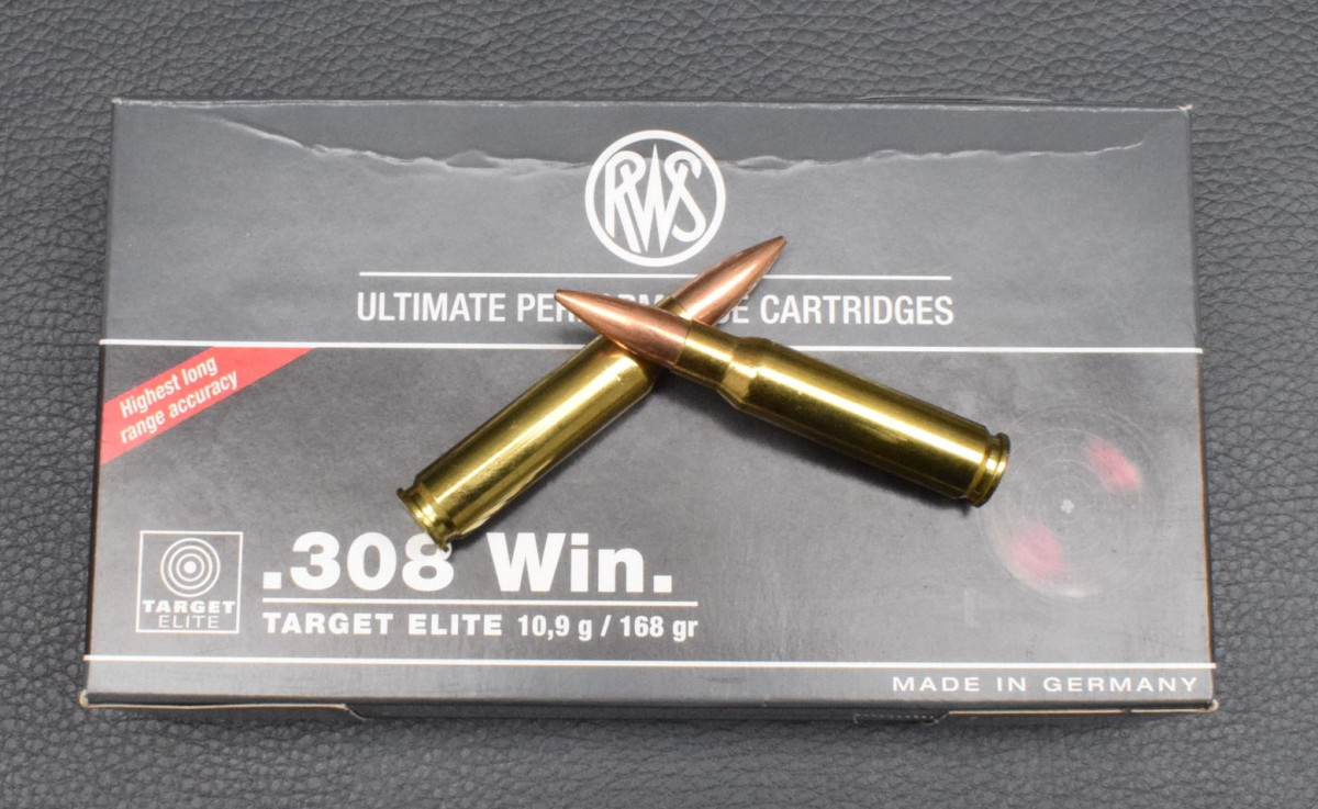 80 Patronen RWS 308Win, Target Elite 10,9g/168gr, zum Sonderpreis - eGun