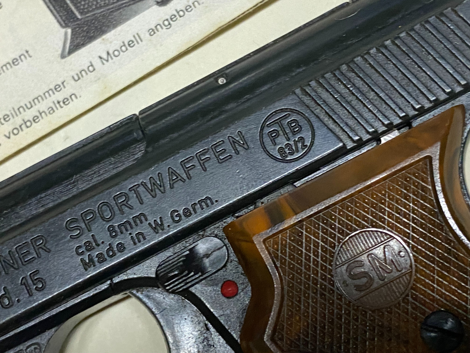 RHÖNER SM Mod.15 cal.8mmPTB83/2 - eGun