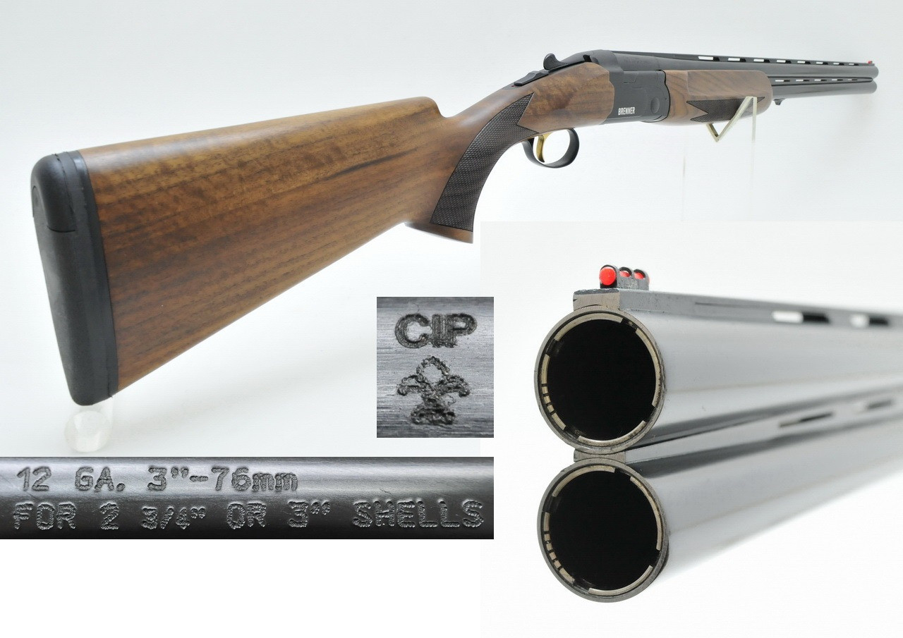 BRENNER BF18 " Black " Bockflinte / BDF im Kal. 12/76 mit Wechselchokes ...