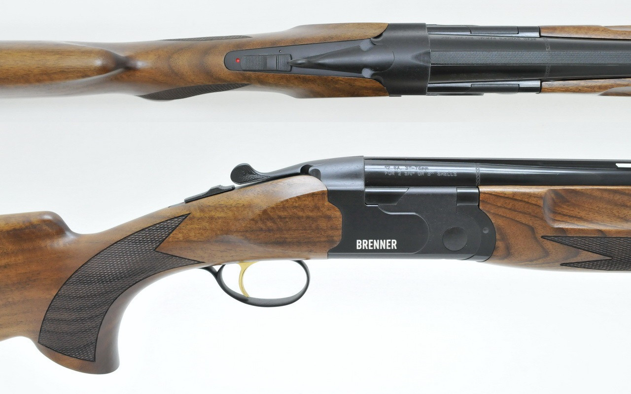 BRENNER BF18 " Black " Bockflinte / BDF im Kal. 12/76 mit Wechselchokes ...