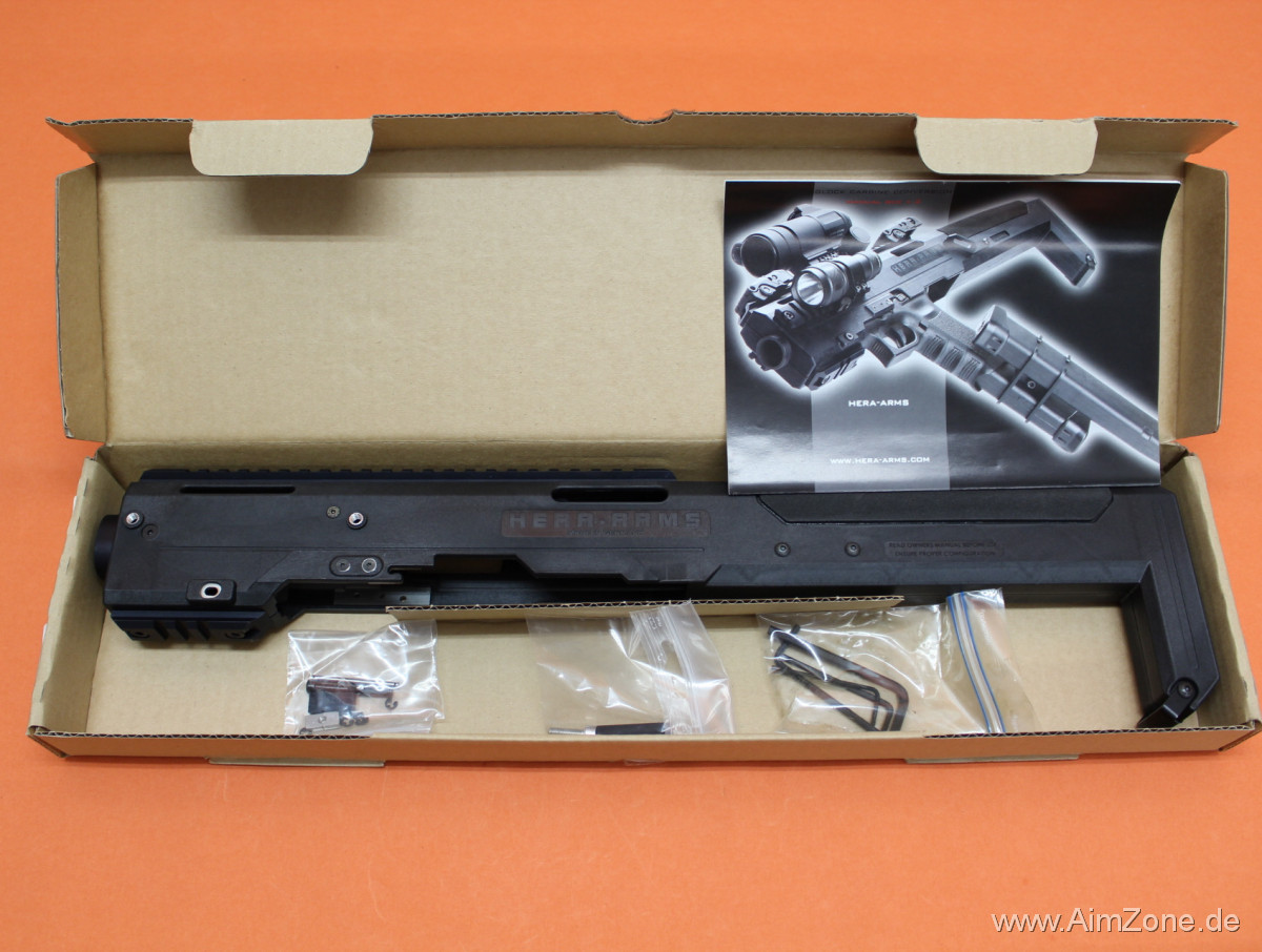 Glock 17/ 19 Gen3 HERA GCC Carbine-Conversion V1 2/4-Rail-Schaftsystem ...