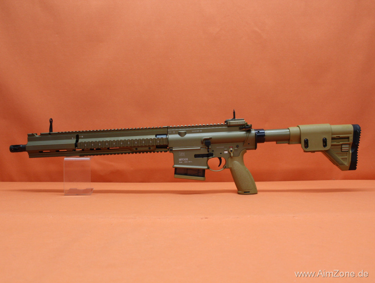 Ha.Büchse .308Win Heckler&Koch/H&K MR308 A3 28 16,5" Lauf RAL8000, Gas-Piston-System HK417/G28 ...