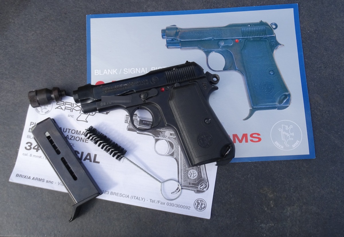 BERETTA Mod.34 *made by BRIXIA ARMS * SCHRECHSCHUßPISTOLE mit ...
